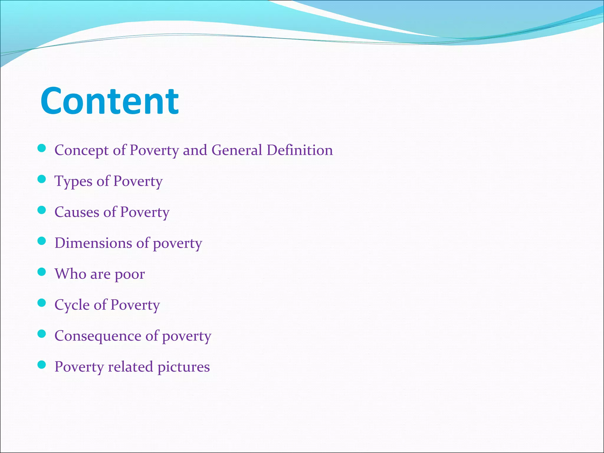 Basic Concept of Poverty In Bangladesh | PPT