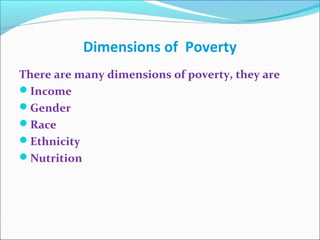 Basic Concept of Poverty In Bangladesh | PPT
