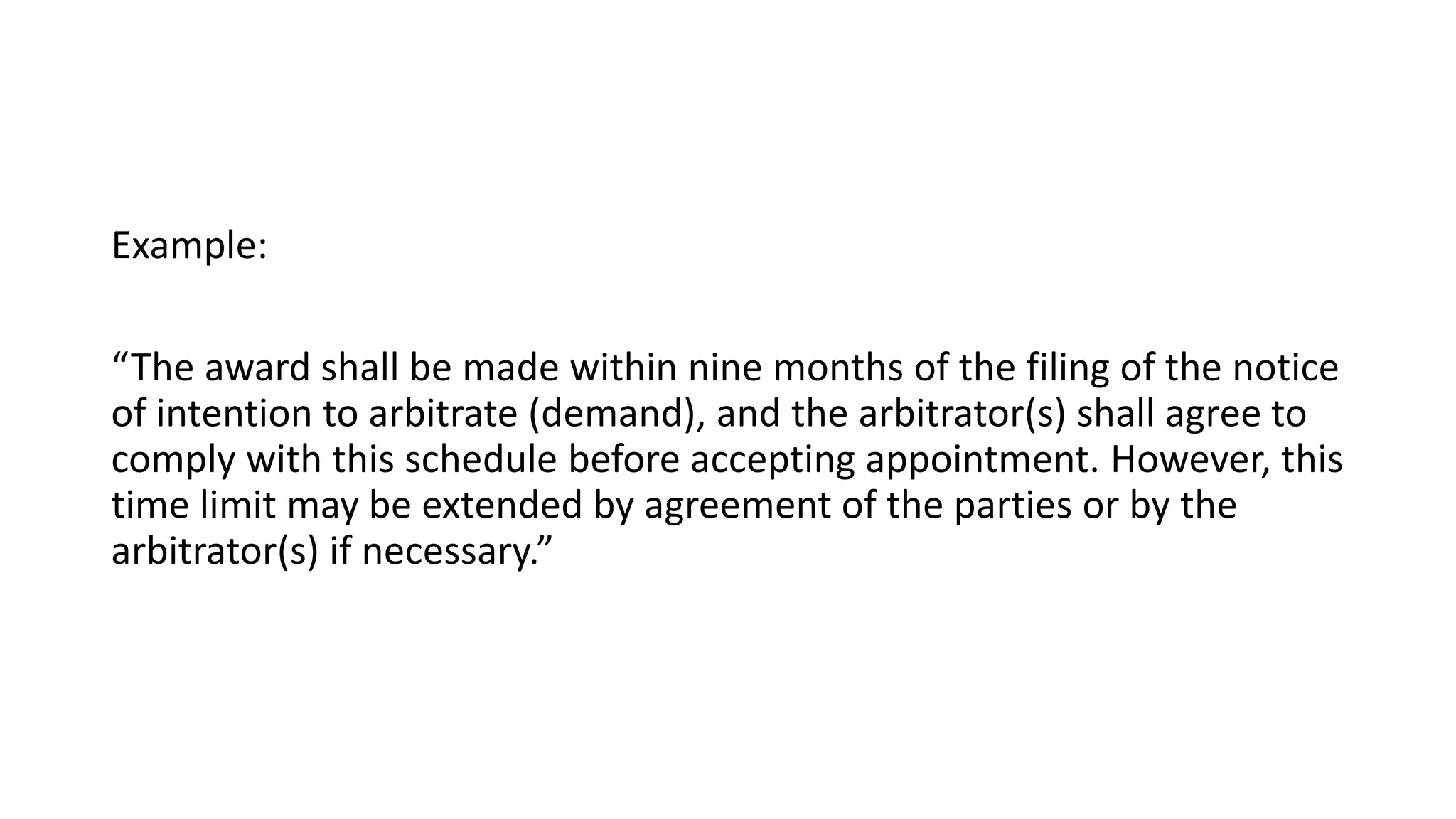 Drafting Arbitration Clause | PPTX