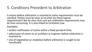 Drafting Arbitration Clause | PPTX
