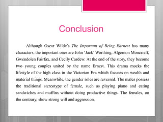 PowerPoint Drama Blog The Importance of Being Earnest by Oscar Wilde | PPT