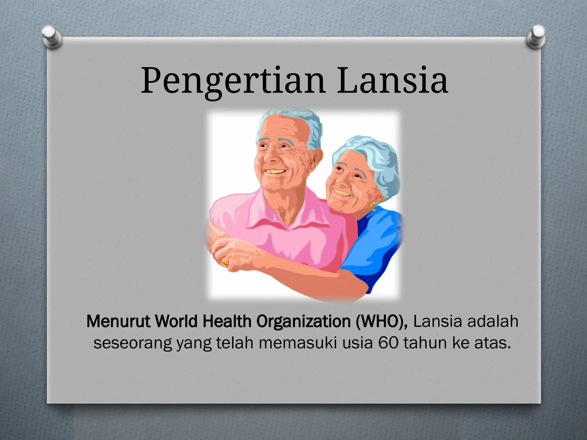 KEBUTUHAN NUTRISI UNTUK LANSIA (GERIATRI)pptx | PPTX