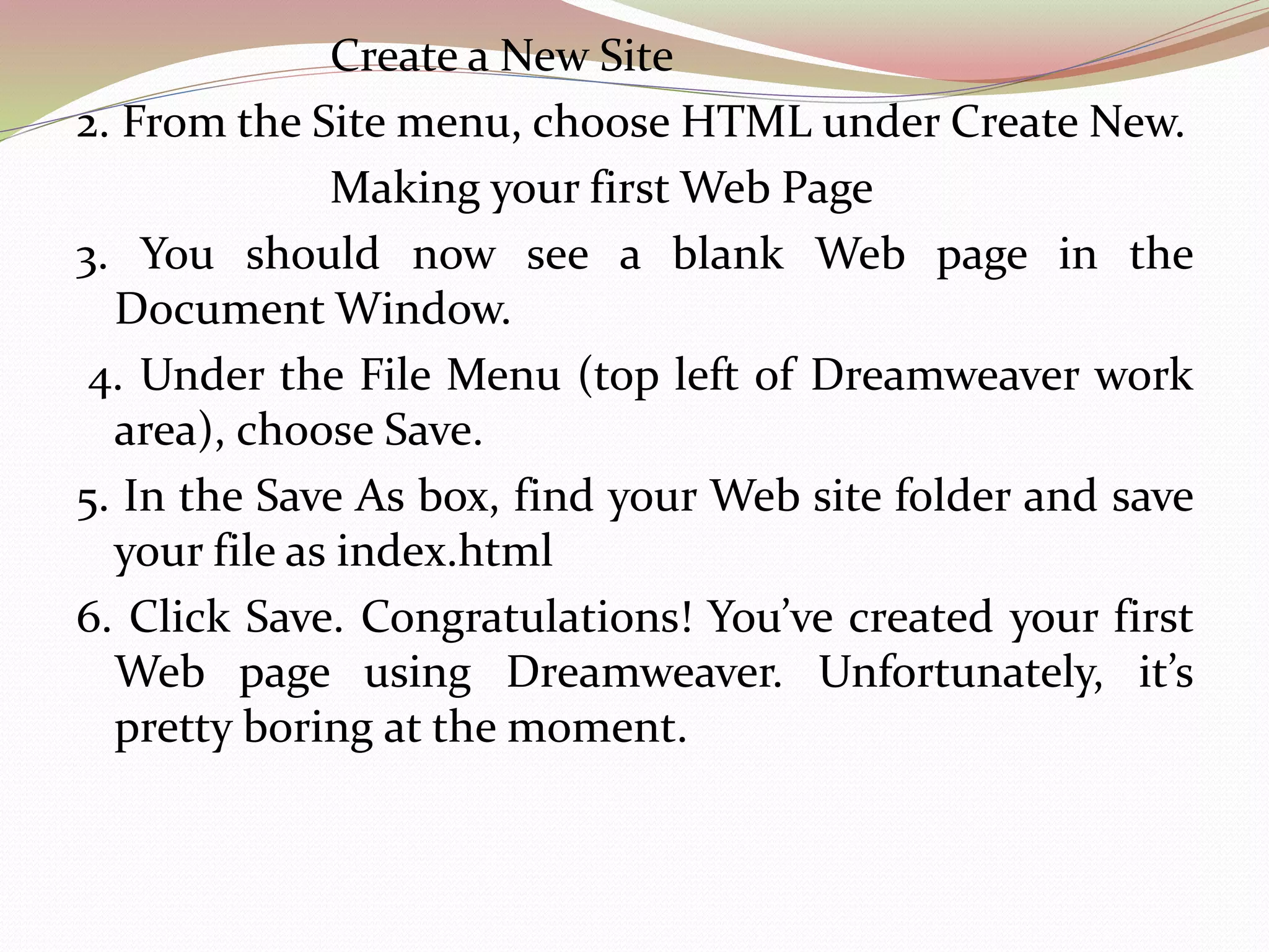 Dreamweaver | PPTX