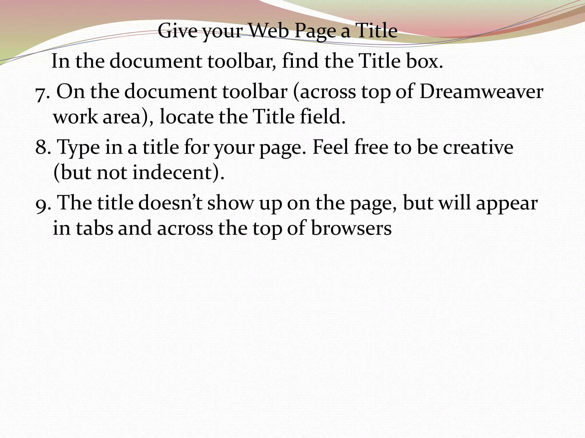 Dreamweaver | PPTX