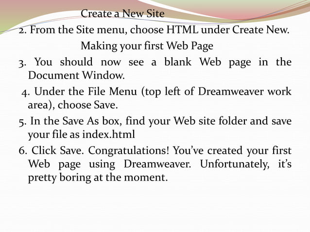 Dreamweaver | PPTX