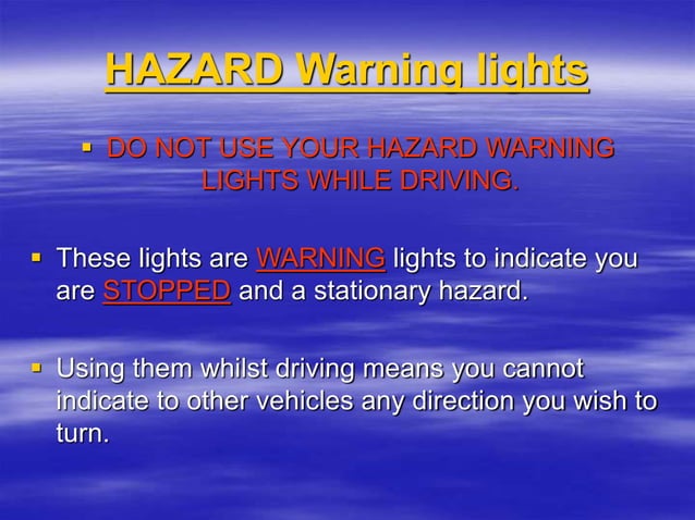 PPT DRIVING IN FOG - Presentation that gives an awareness | PPT