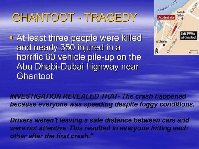 PPT DRIVING IN FOG - Presentation that gives an awareness | PPT