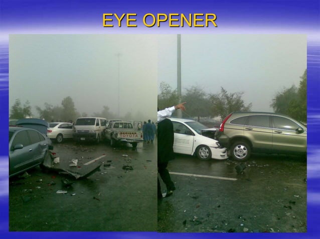 PPT DRIVING IN FOG - Presentation that gives an awareness | PPT