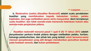 PPT Drs. DINDIN SUDIRMAN kedudukan dan peran pemasyarakatan | PPTX