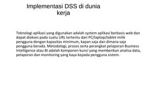 Ppt dss kiki | PPT