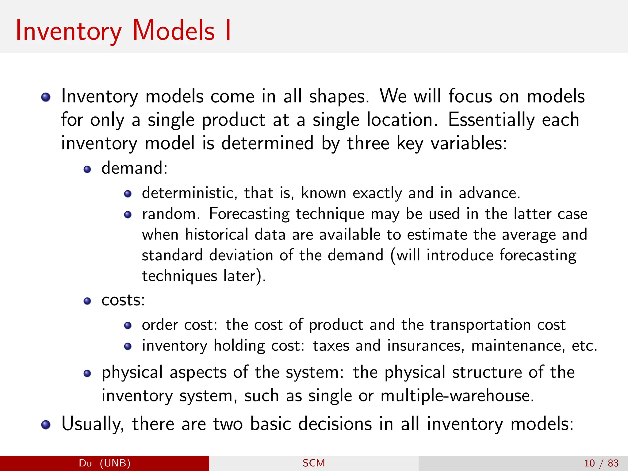 Supply Chain Management: Inventory Management | PDF