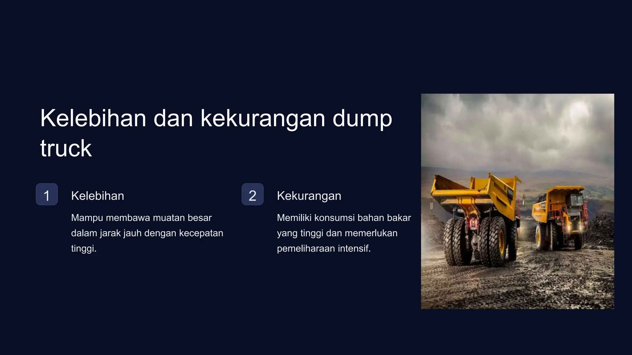 ppt dump truk hafiz and alif.jio3ri2hpptx | PPTX