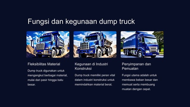 ppt dump truk hafiz and alif.jio3ri2hpptx | PPT
