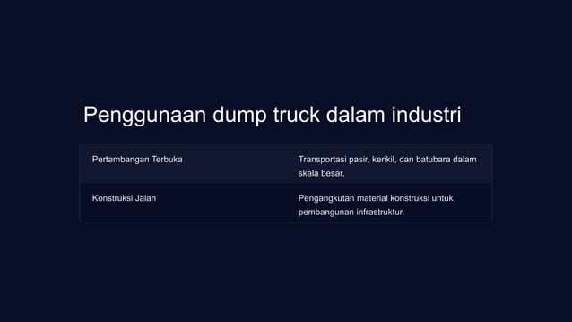 ppt dump truk hafiz and alif.jio3ri2hpptx | PPT
