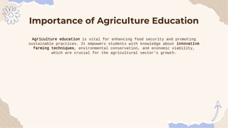 Scenario of Agricultural Education System in India | PDF