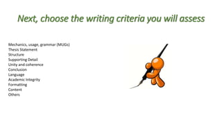 Designing Writing Assignments | PPT