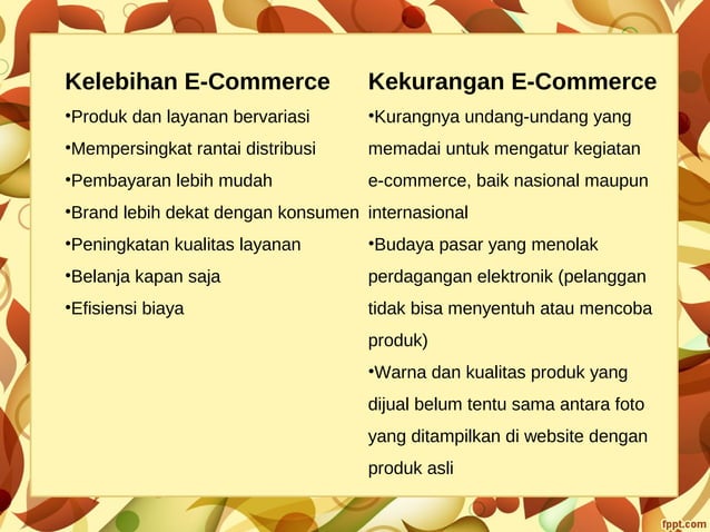 E-Commerce dan E-Business | PPT