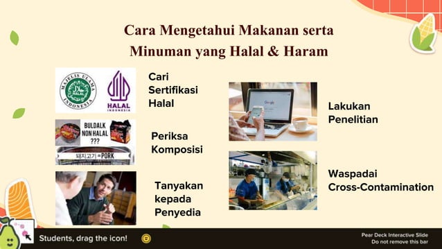 PPT E-learning Kel.4 Pembelajaran Fikih Materi tentang Makanan Serta ...