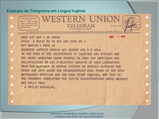 Do escrito ao digital: os gêneros telegrama e e-mail em aulas de Líng…