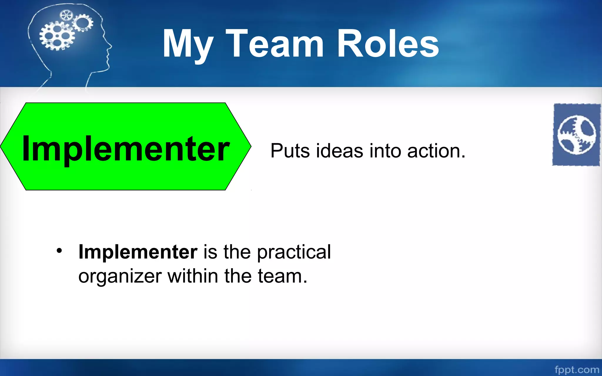 Belbin Team Roles | PPT