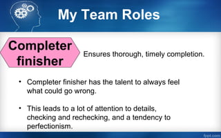 Belbin Team Roles | PPT