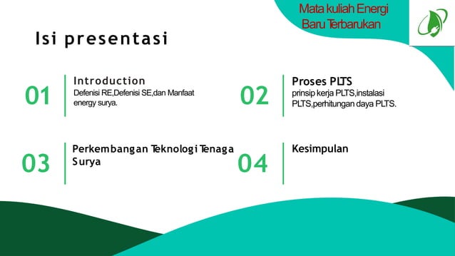 PPT EBT_PLTS (1).pptx go green indonesiaku | PPTX