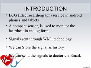 ECG MONITORING SYSTEM | PPT