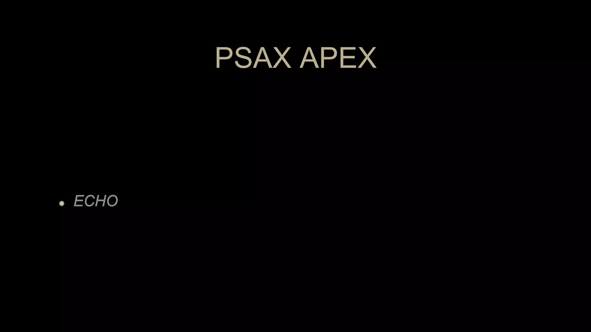 PEDIATRIC ECHOCARDIOGRAPHY: APICAL AND PARASTERNAL VIEWS | PPTX