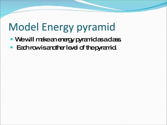 Ppt Ecology Energy Pyramid | PPT