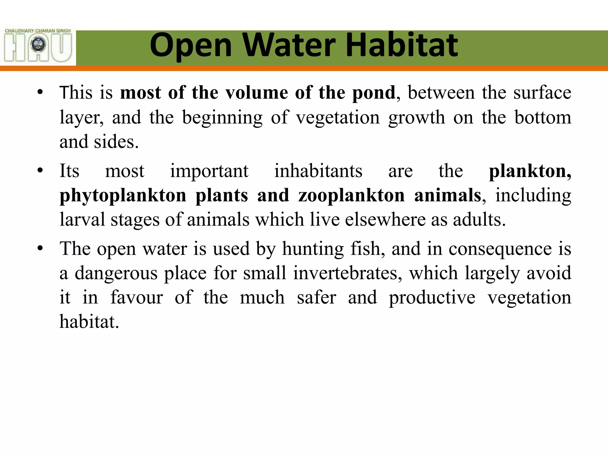 Ppt ecology of fish pond ecosystem | PPTX