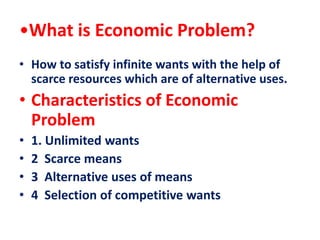 Ppt economic problem dr. b h damji | PPT