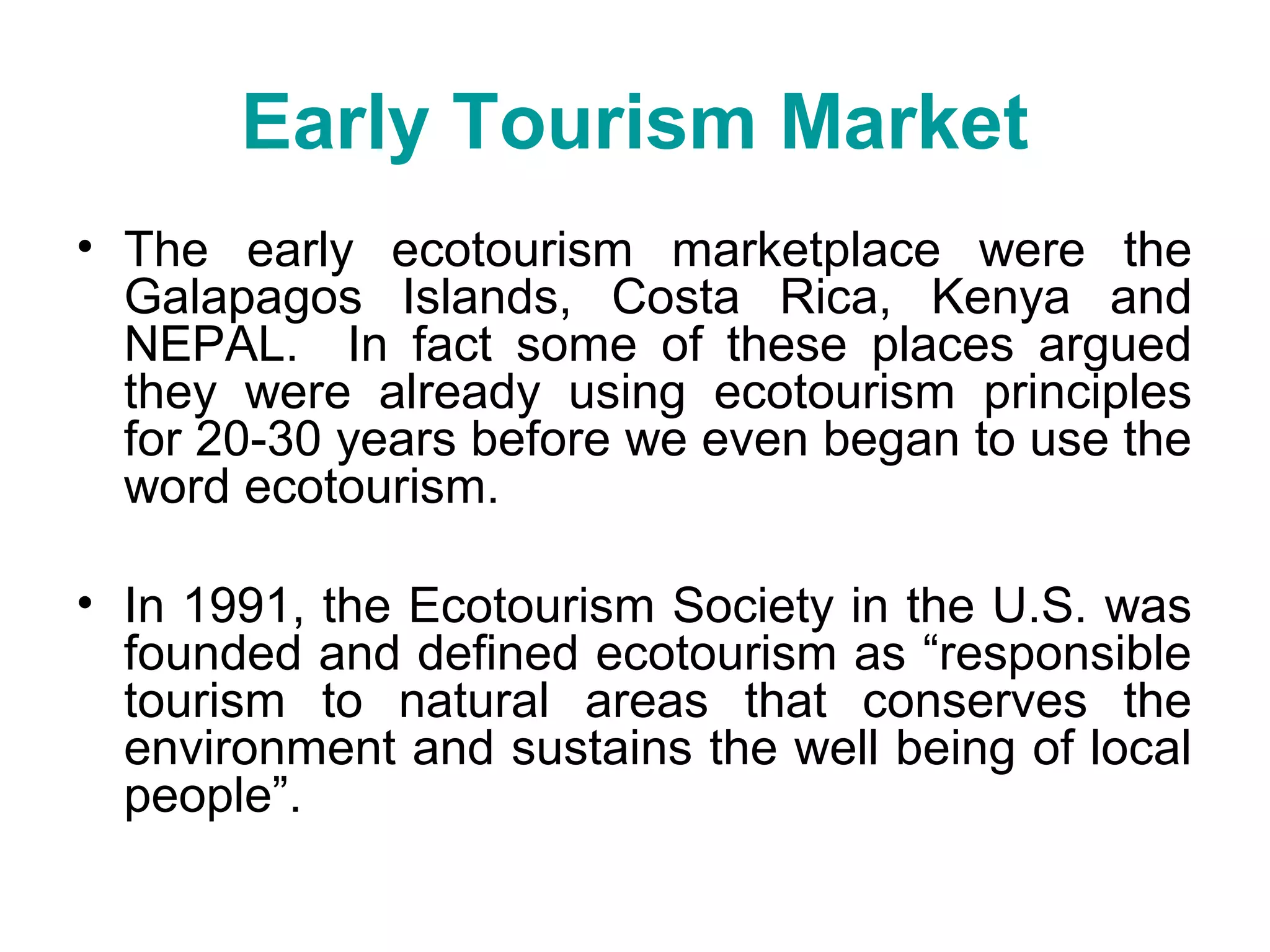 Ppt ecotourism and poverty alleviation mina gabor | PPT