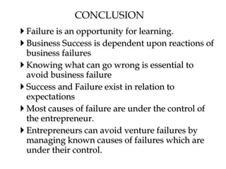 Why Do ENTREPRENEURS Fail? | PPT