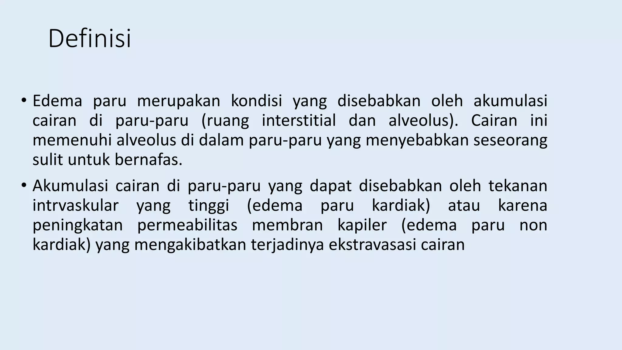 Ppt edema paru referat rifki | PPTX