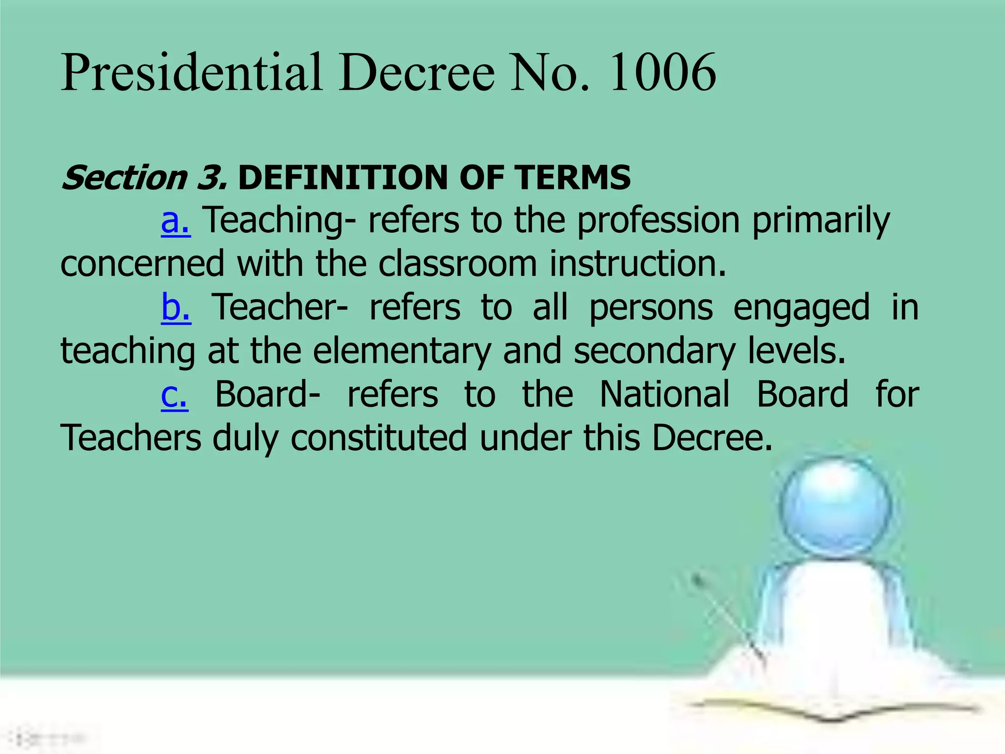 Presidential Decree 1006 | PPTX