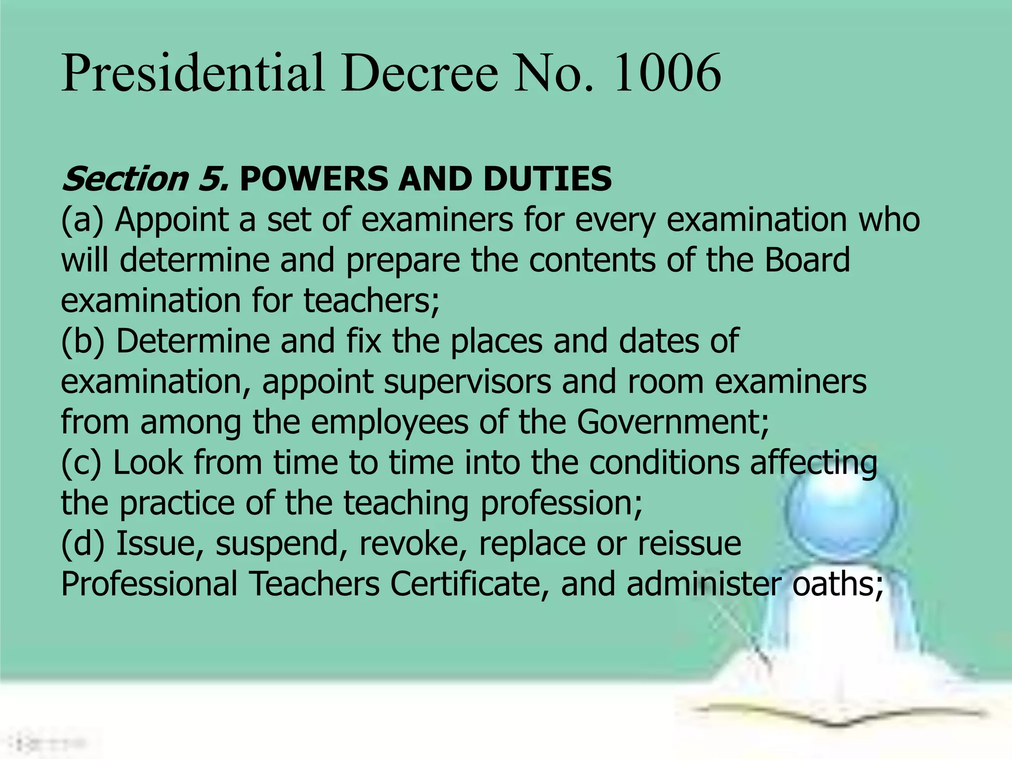 Presidential Decree 1006 | PPTX