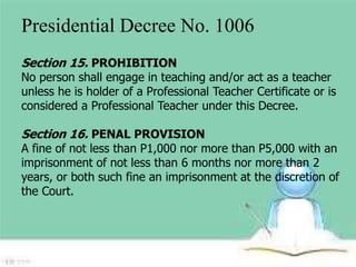 Presidential Decree 1006 | PPTX