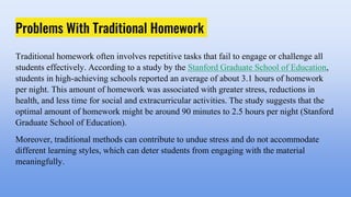 Reimagining Homework: Effective Alternatives To Traditional Assignments ...