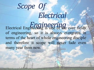 What is Engineering and what is electrical engineering in area and what ...