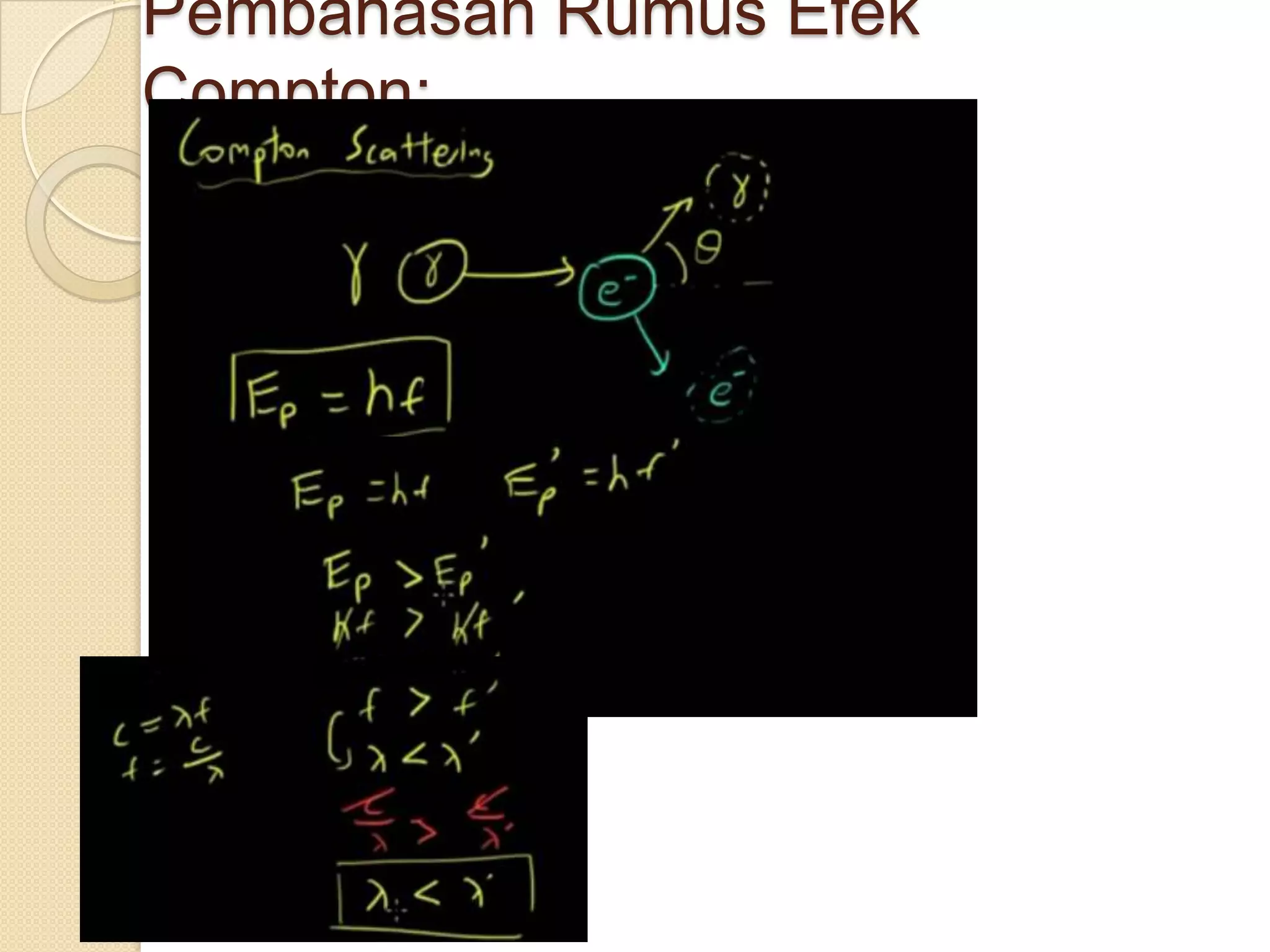 Ppt efek compton | PPTX