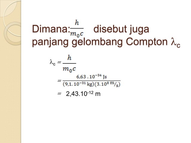 Ppt efek compton | PPTX