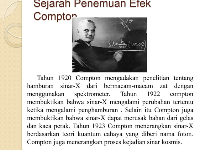 Ppt efek compton | PPTX