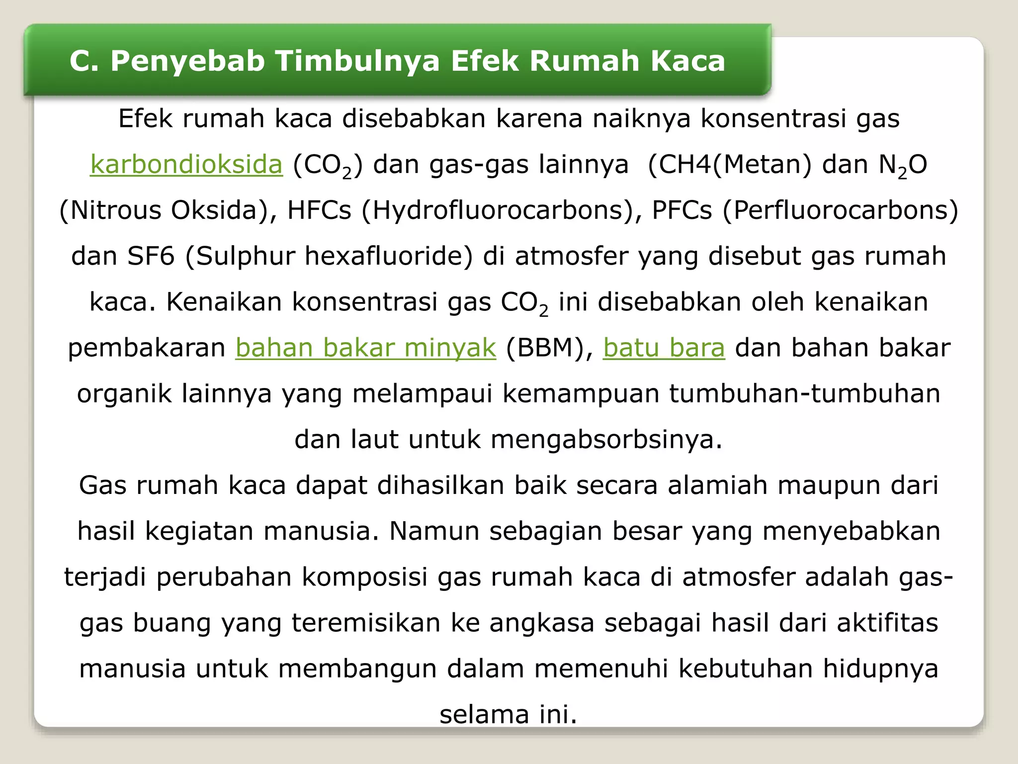 EFEK RUMAH KACA | PPTX