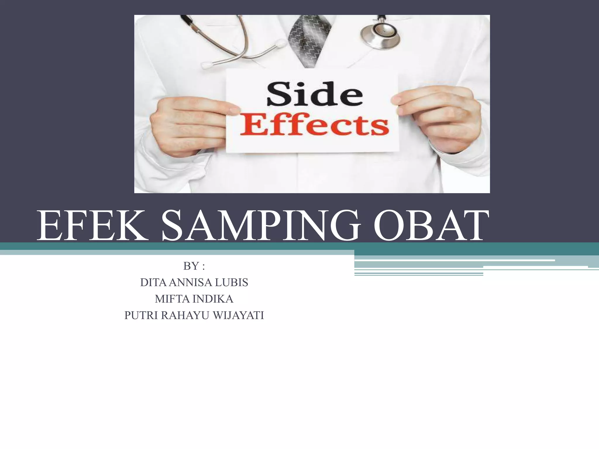 Ppt efek samping obat | PPTX