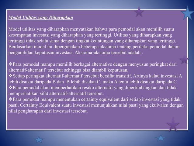 PPT efficient frontier | PPT