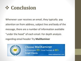What is Email Header - Understanding Email Anatomy | PPTX