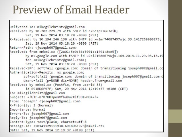 What is Email Header - Understanding Email Anatomy