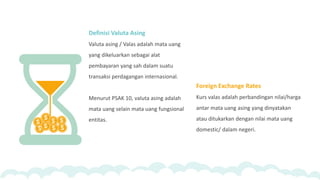 Kurs dan Valuta Asing | PPTX