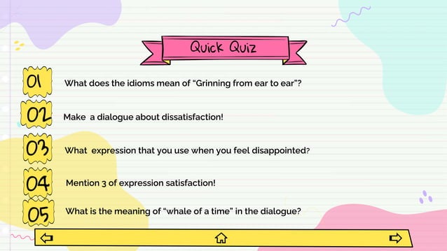 Satisfaction and Dissatisfaction | PPT