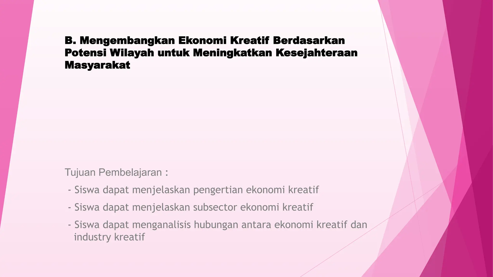 PPT EKONOMI KREATIF.ppt................. | PPT